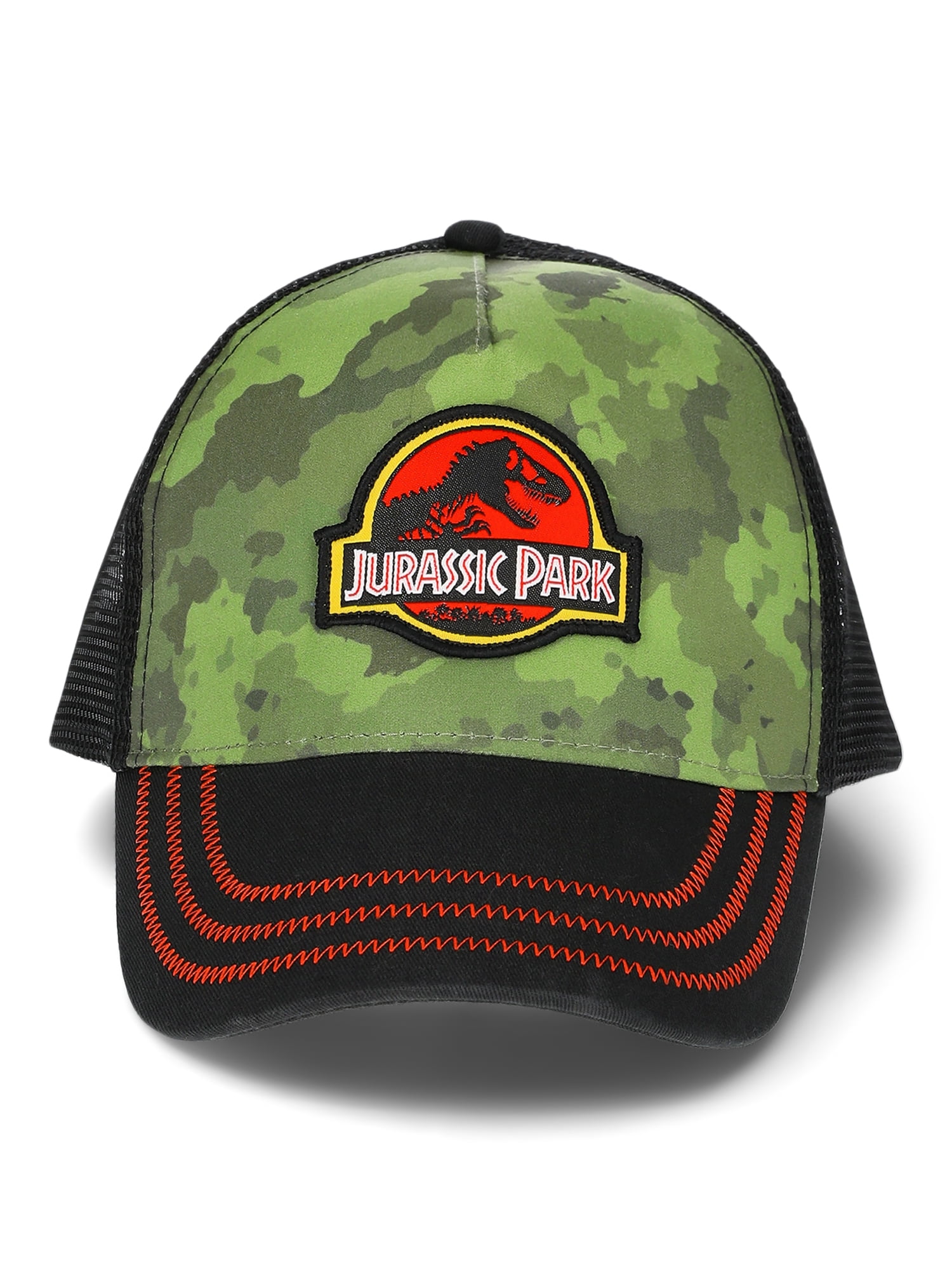 Jurassic Park Boys Classic Camo Baseball Cap Black - Walmart.com