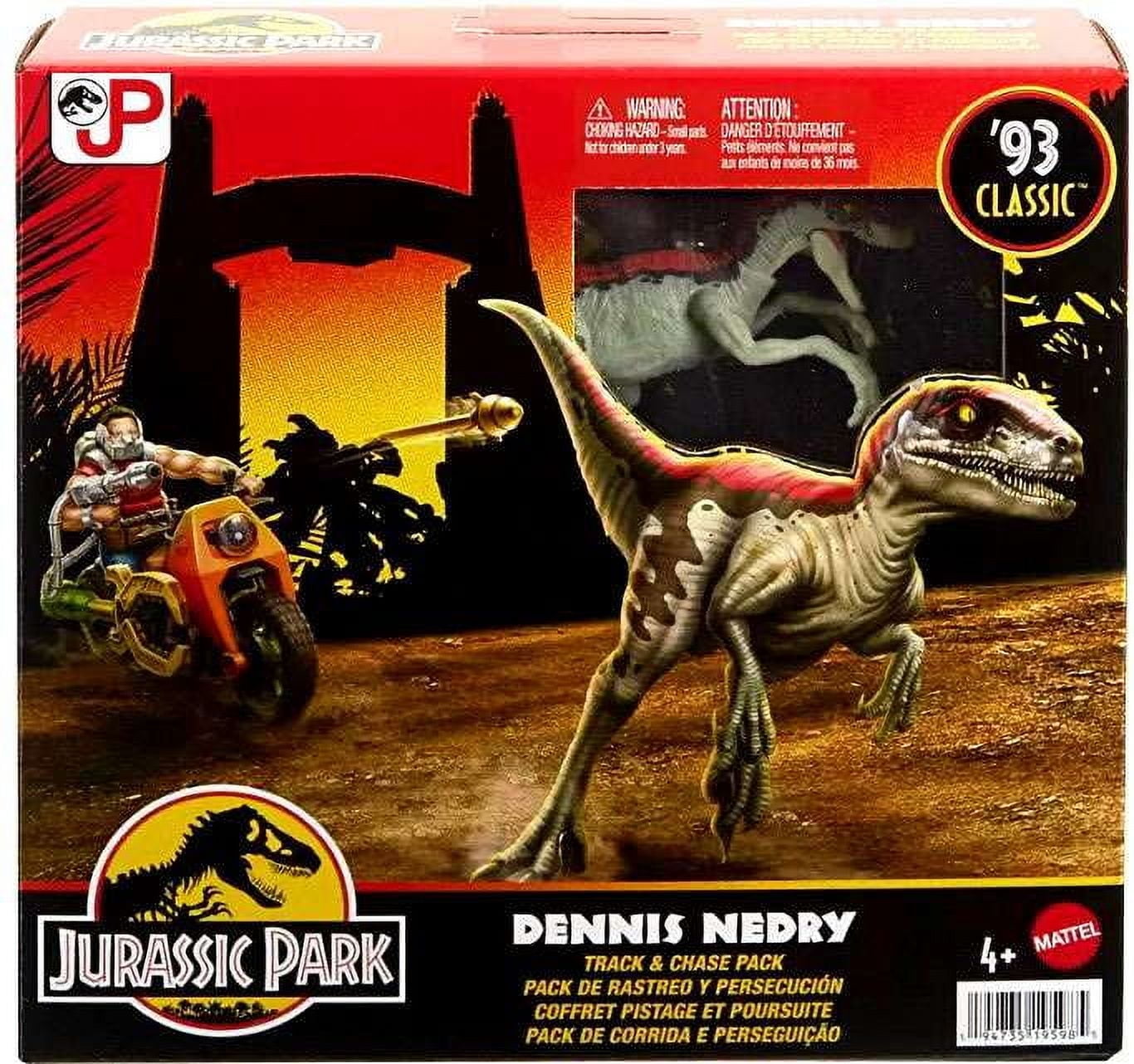 Jurassic Park: Dennis Nedry '93 Classic Collection Track and Chase Pack ...
