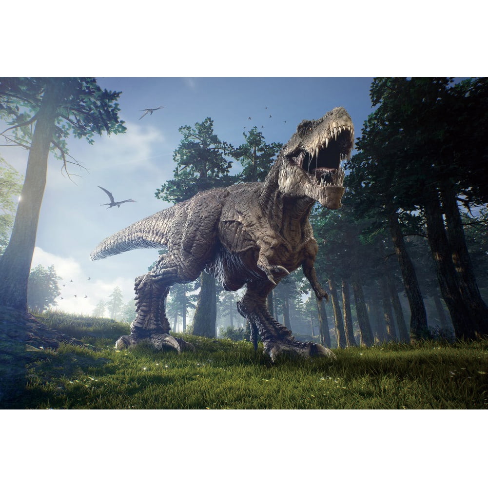 Jurassic Park Dinosaur Jungle Birthday Party Photography Background ...