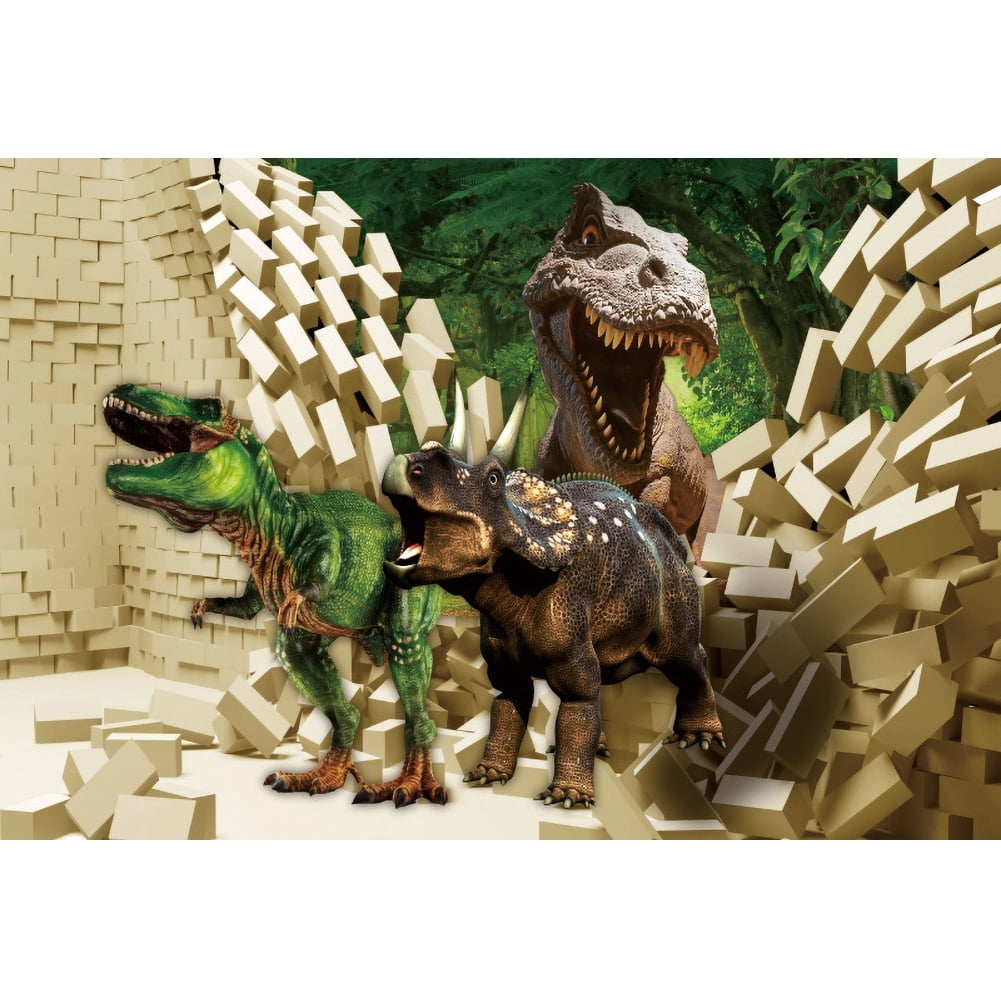 Jurassic Park Dinosaur Jungle Birthday Party Photography Background ...