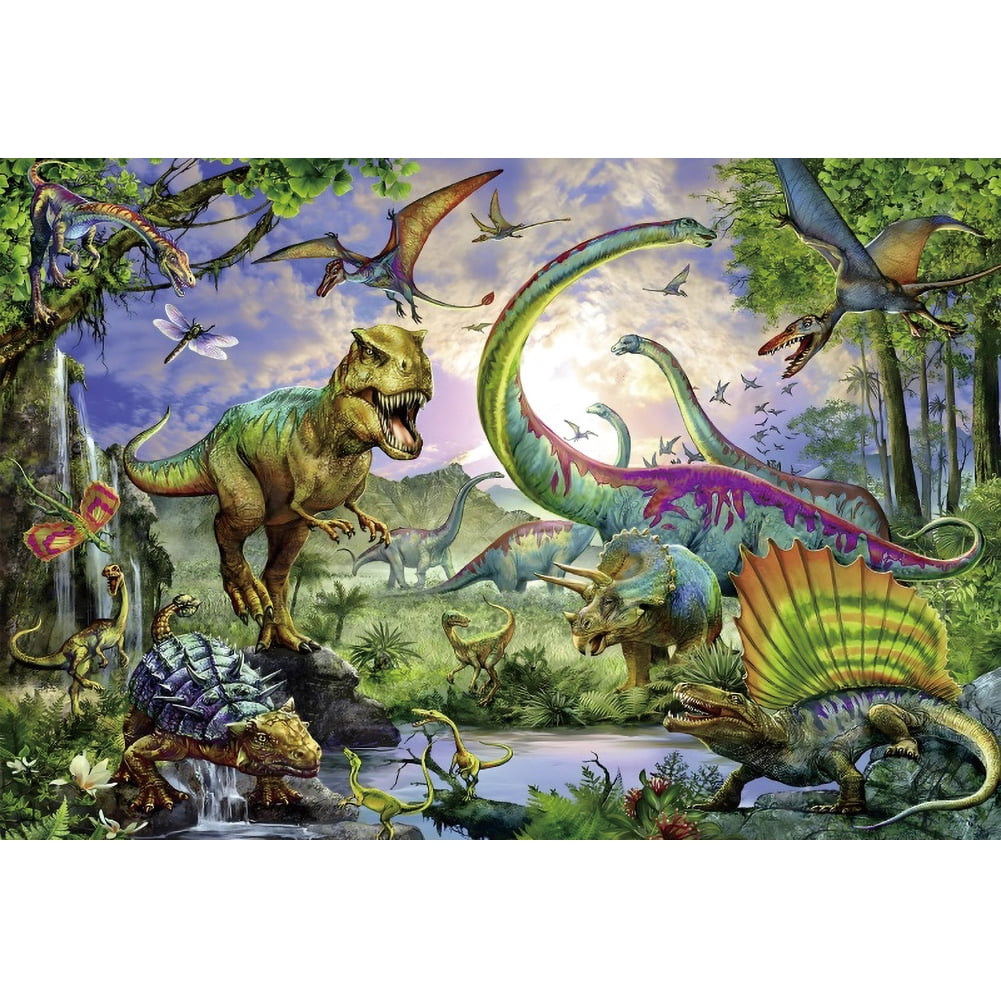 Jurassic Park Dinosaur Jungle Birthday Party Photography Background ...