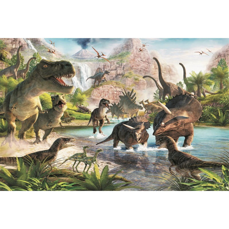 Jurassic Park Dinosaur Jungle Birthday Party Photography Background ...