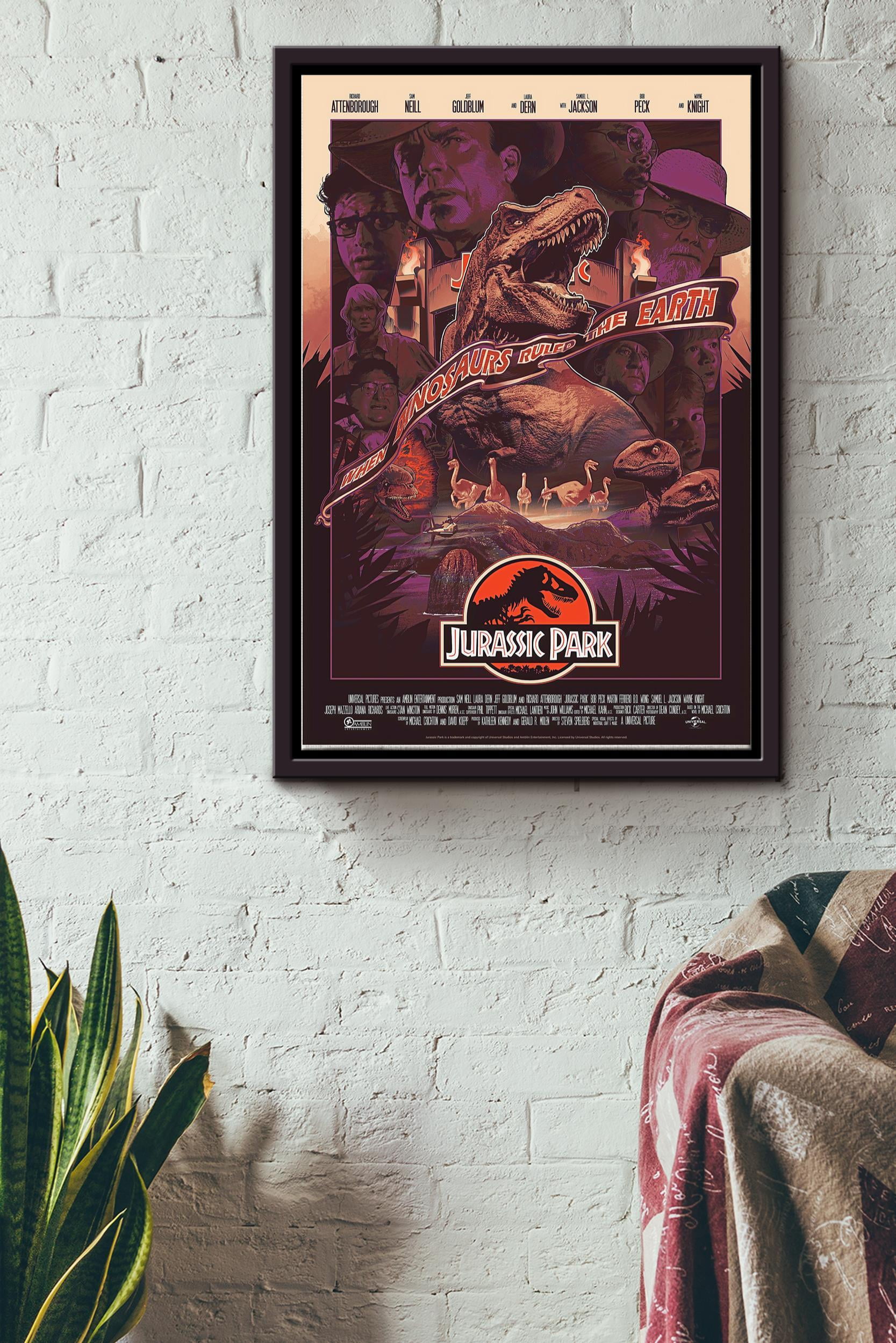 Jurassic Park Dinosaur Ruled The Earth For Fan Poster Framed Matte ...