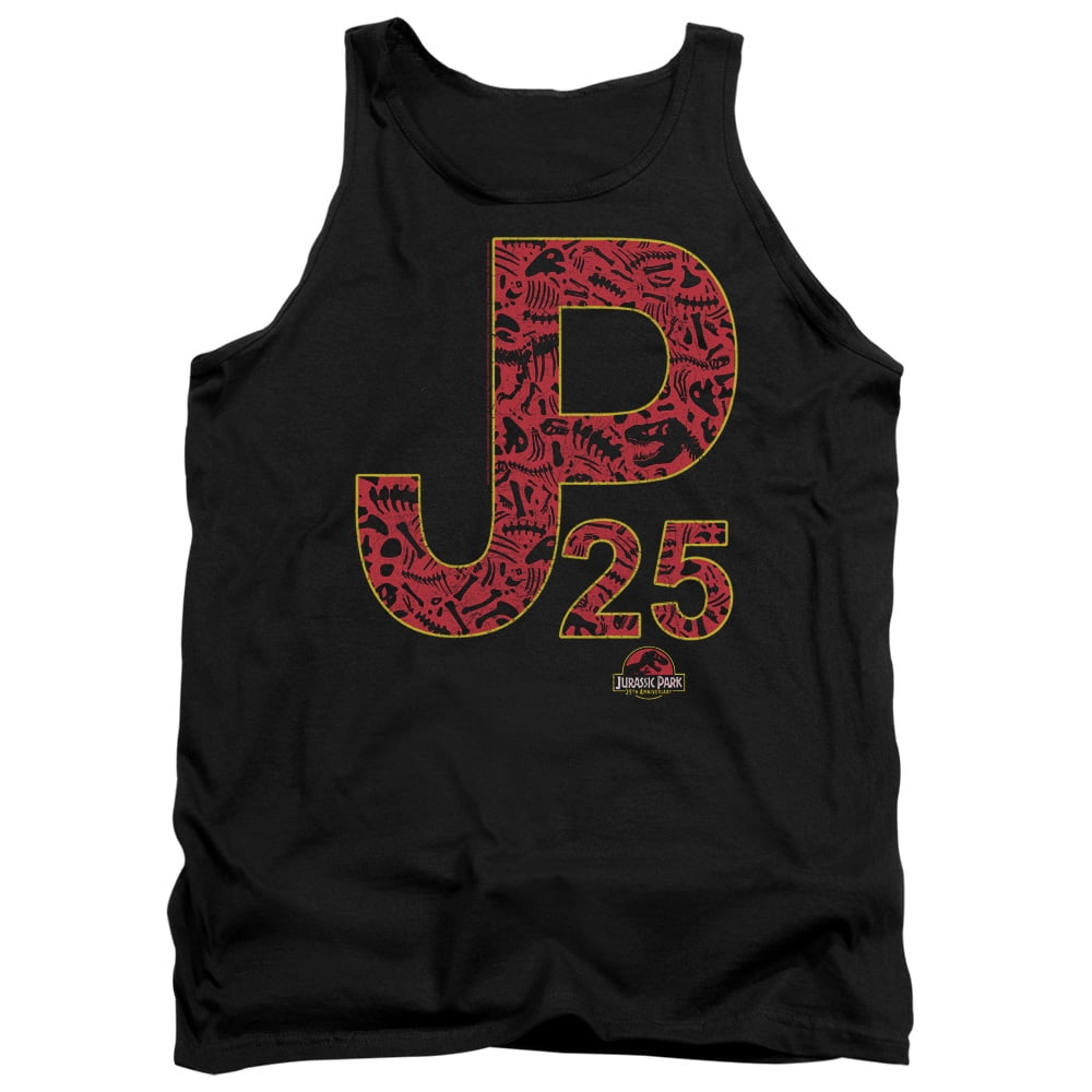Jurassic Park Jp25 Adult Tank Top Black - Walmart.com