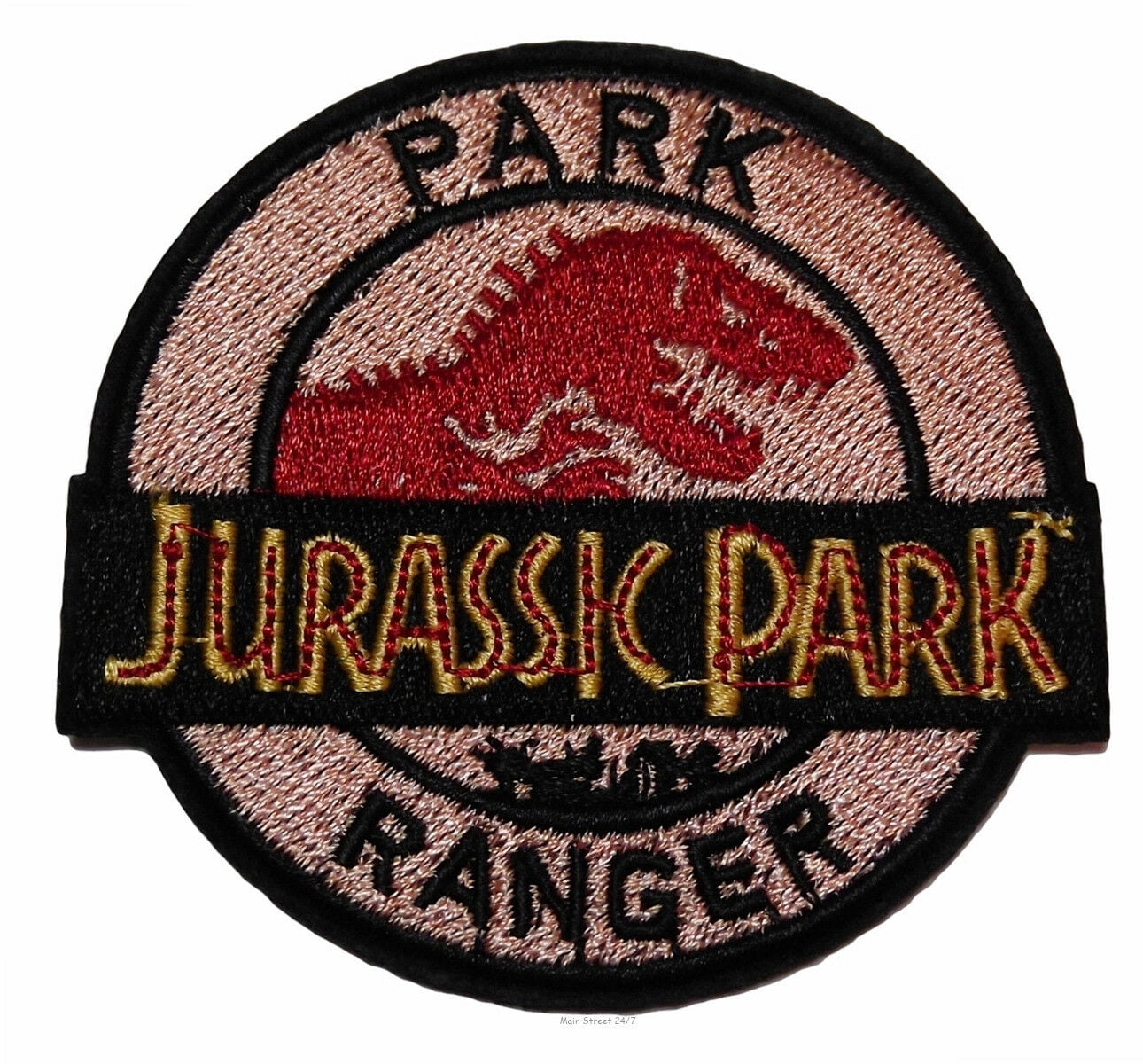 Jurassic Park Movie Park Ranger Cosplay Iron On Embroidered Patch ...