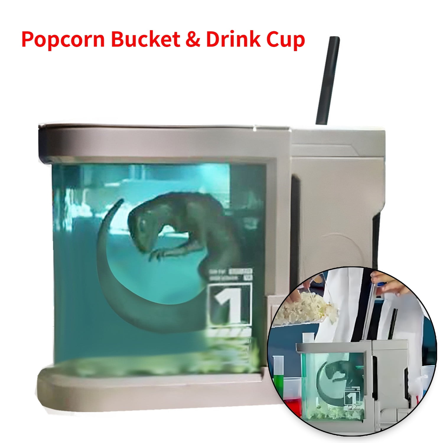 Jurassic Park Popcorn Bucket, Movie Limited Edition Dinosaur ...