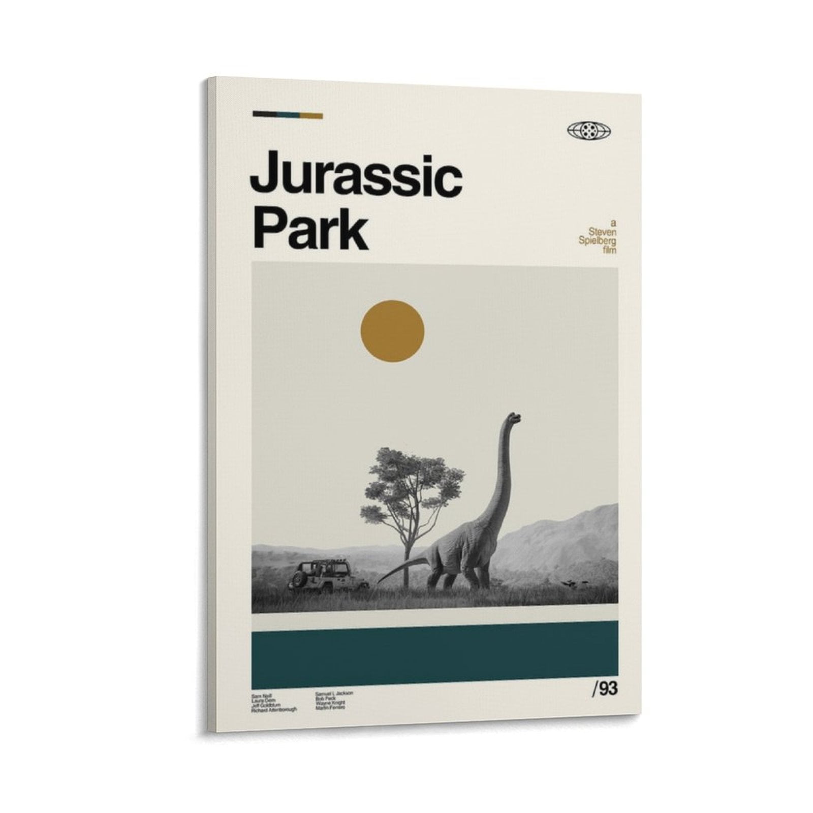 Jurassic Park Poster, Jurassic Park Print, Retro Movie Poster ...