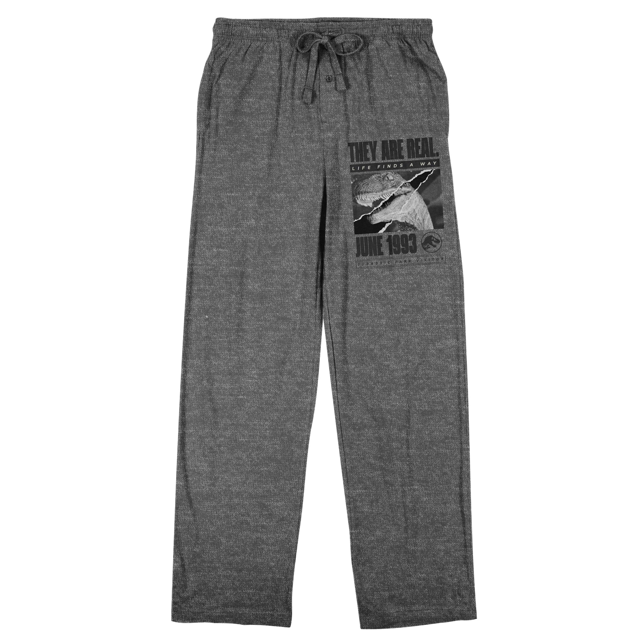 Jurassic Park Raptor Men's Black Sleep Pajama Pants-Small - Walmart.com