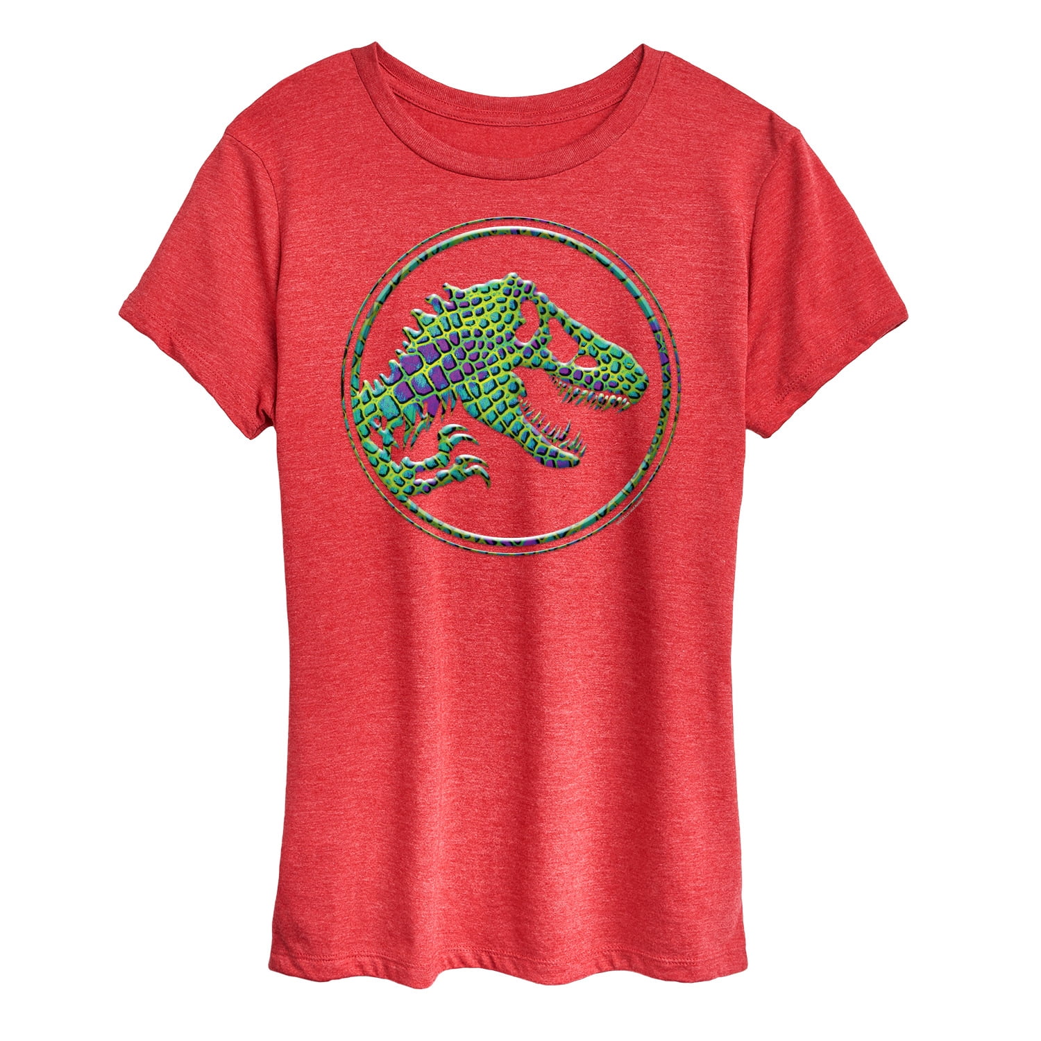 Jurassic Park - Reptile Texture Coin Logo - Women's Short Sleeve ...