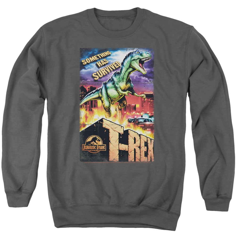 Jurassic Park - Rex In The City - Crewneck Sweatshirt - Large - Walmart.com