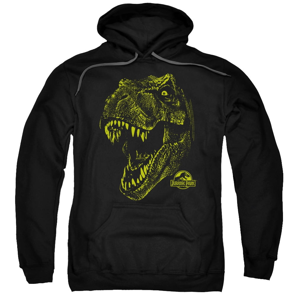 Jurassic Park Rex Mount Adult Pullover Hoodie Sweatshirt Black ...