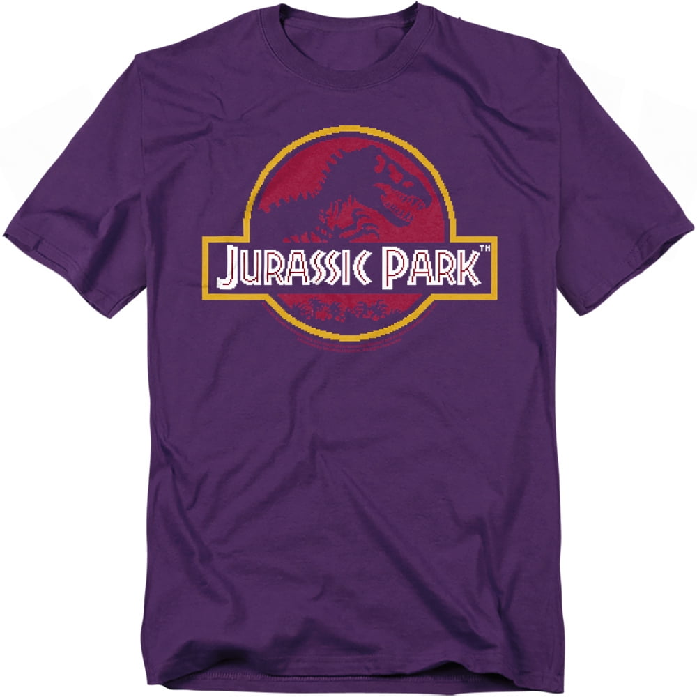 Jurassic Park T-Shirt 8-Bit Logo Unisex Graphic Tee For Men & Women ...