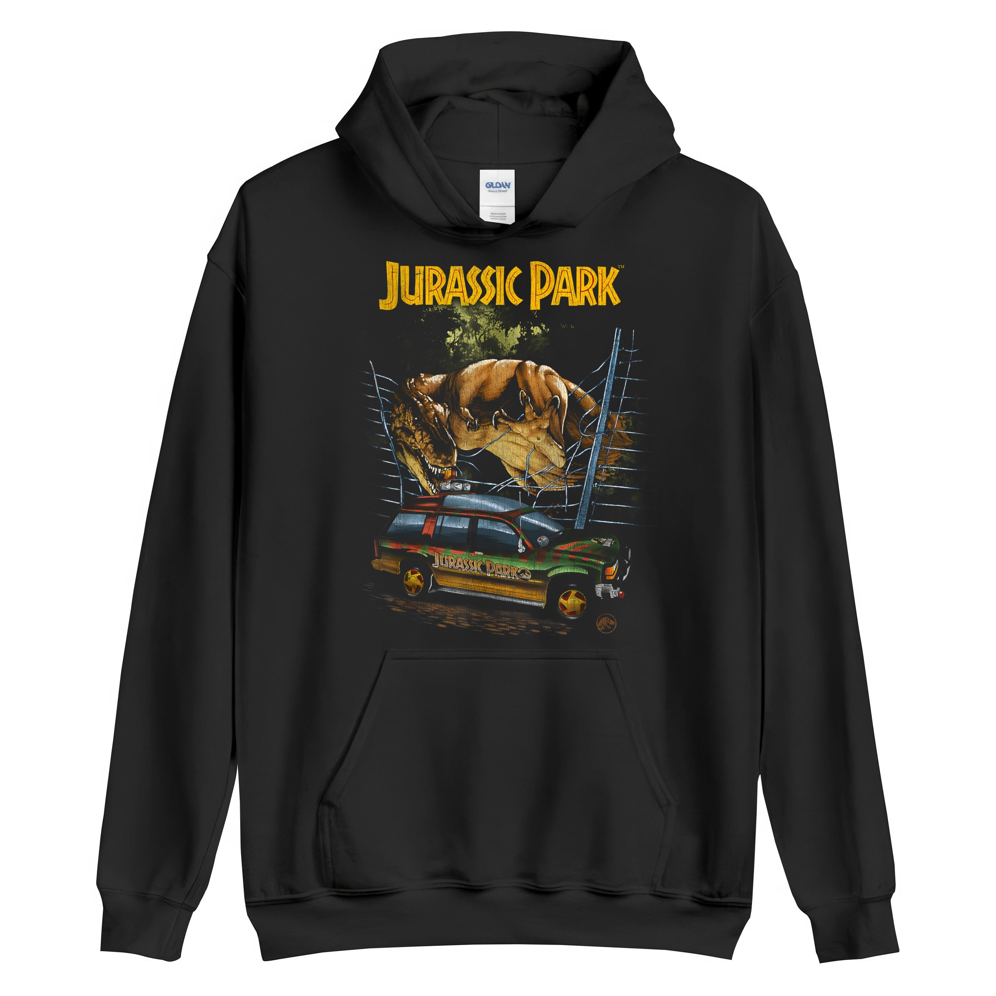 Jurassic Park Vintage T-Rex Break Out Graphic T-Shirt-TH31110 - Walmart.com