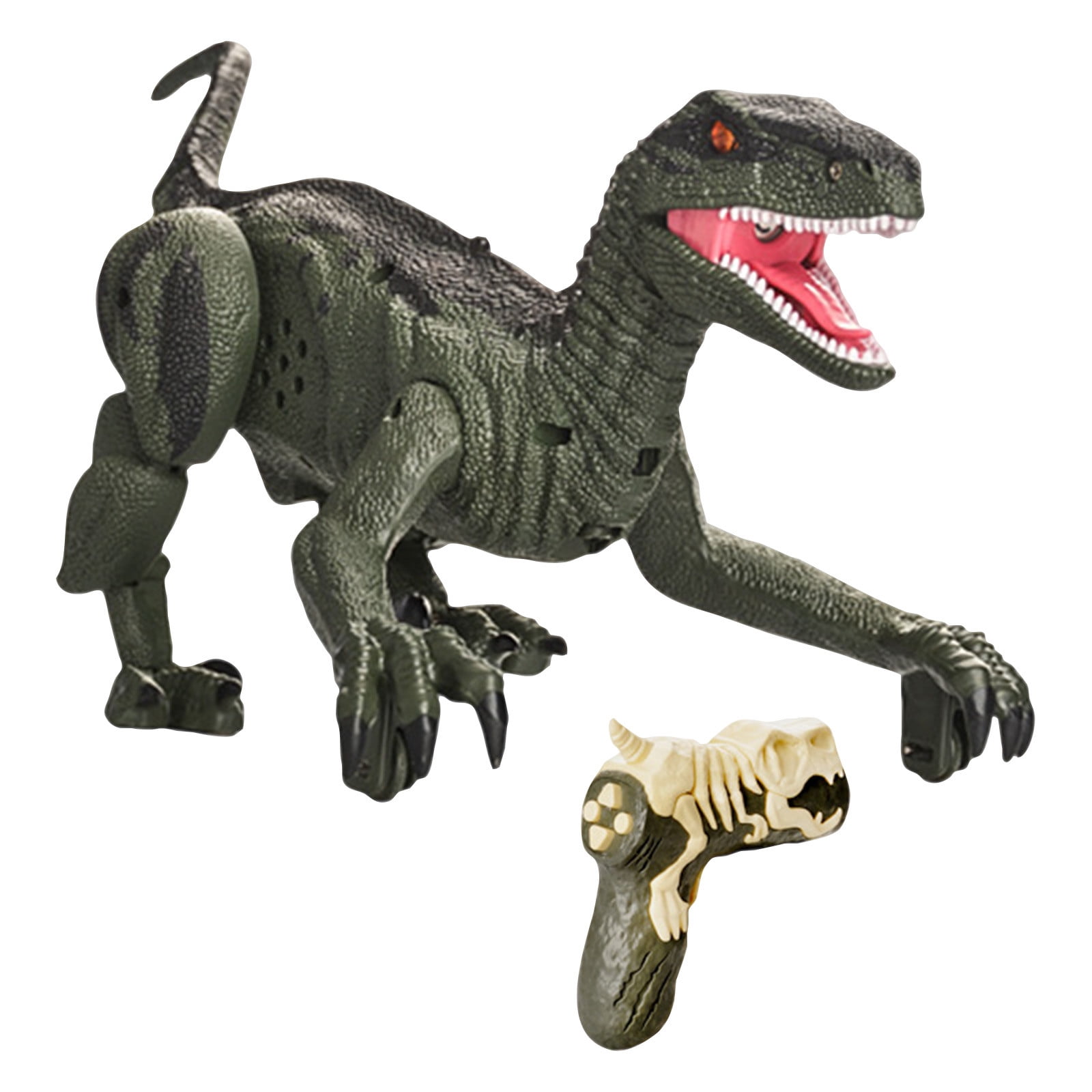 Jurassic Remote Control Dinosaur Jurassic T Rex Toys for Boys Electronic RC Spray Raptor Walking ...