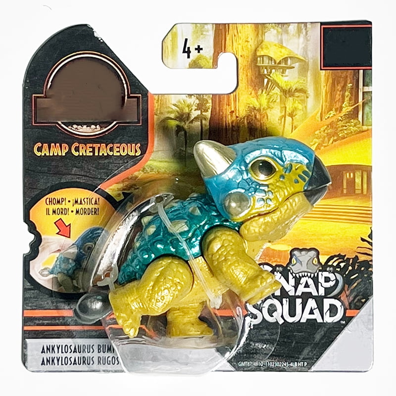 Jurassic Snap Squad Ankylosaurus Bumpy Camp Cretaceous Dinosaur Figure ...