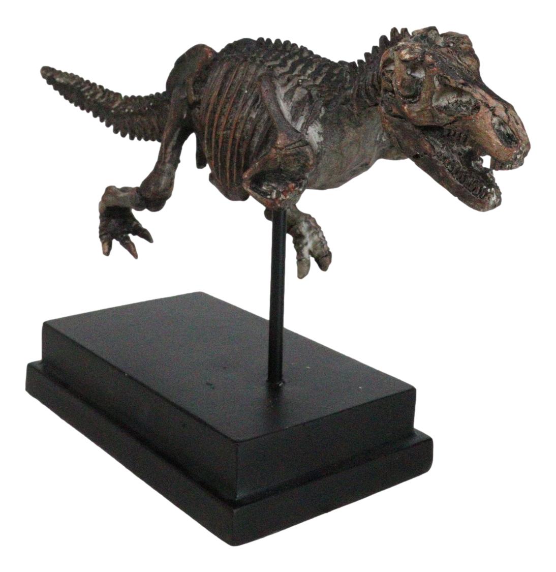Jurassic T-Rex Tyrannosaurus Rex Dinosaur Fossil Skeleton Statue On ...