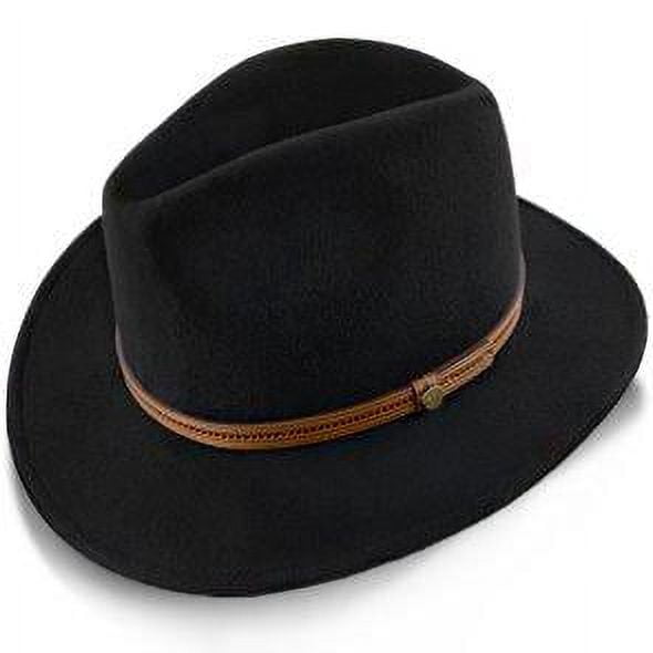 Jurassic - Walrus Hats Dark Brown Wool Felt Safari Hat - H7014 ...