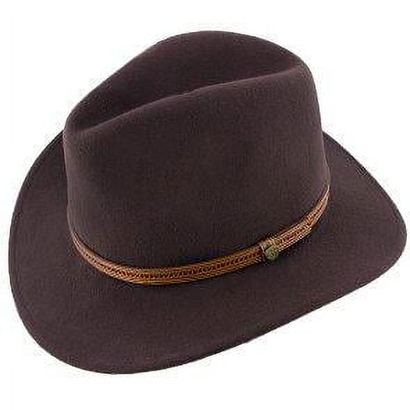 Jurassic - Walrus Hats Dark Brown Wool Felt Safari Hat - H7014 ...