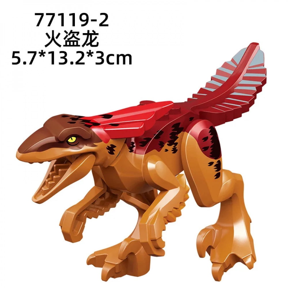 Jurassic World 3 Brutal Raptor Building Blocks Dinosaur Bricks ...