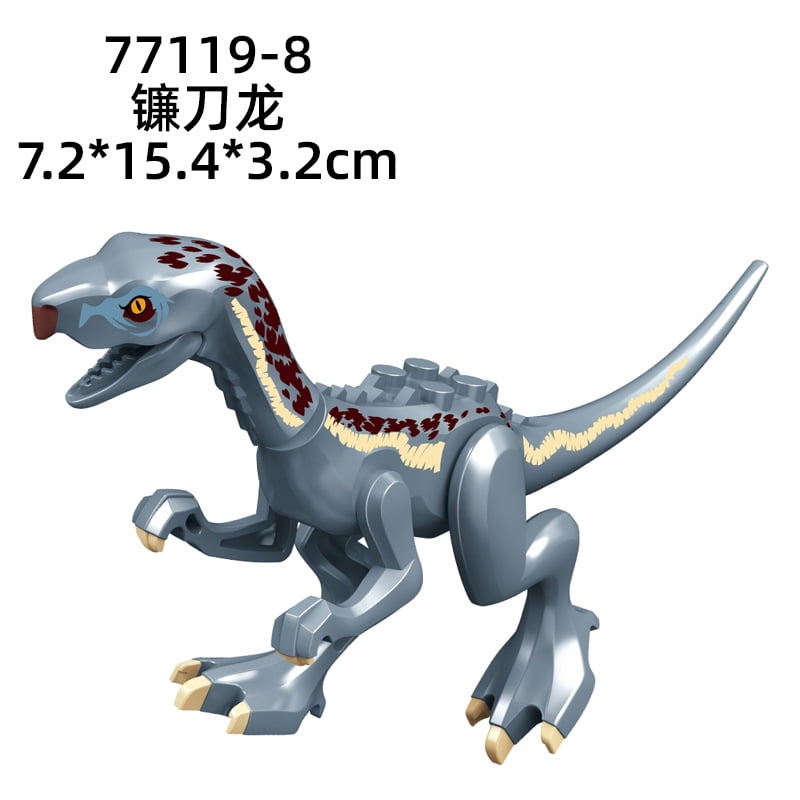 Jurassic World 3 Brutal Raptor Building Blocks Dinosaur Bricks ...