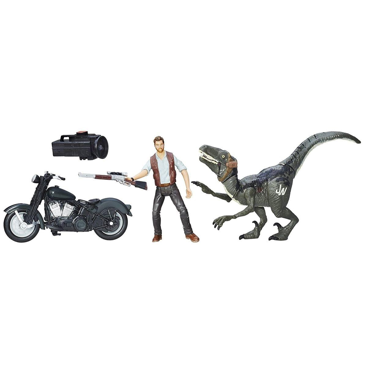 Jurassic World Alpha Cycle & Hybrid Raptor Action Figure Pack - Walmart.com