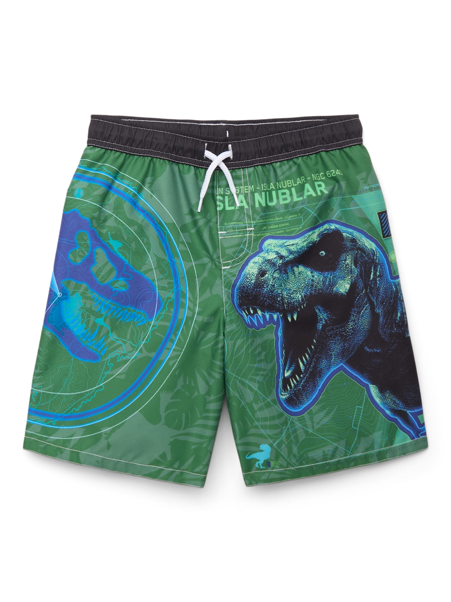 Jurassic World Boys T Rex Graphic Swim Trunks, Sizes 4-16 - Walmart.com