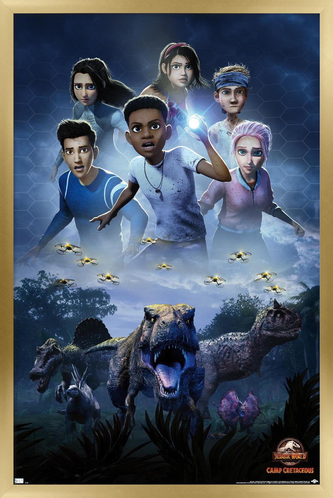 Jurassic World: Camp Cretaceous - One Sheet Wall Poster, 22.375" x 34 ...