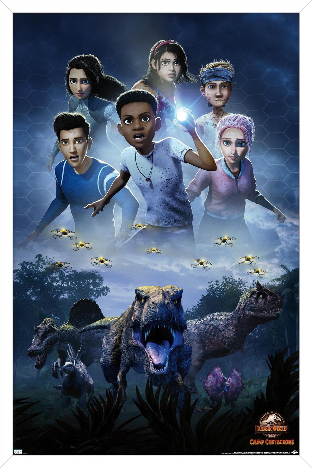 Jurassic World: Camp Cretaceous - One Sheet Wall Poster, 22.375" x 34 ...