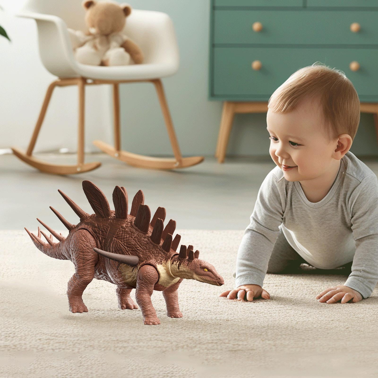 Jurassic World Camp Cretaceous Wild Roar Dinosaur Toy, Tail Controlled ...