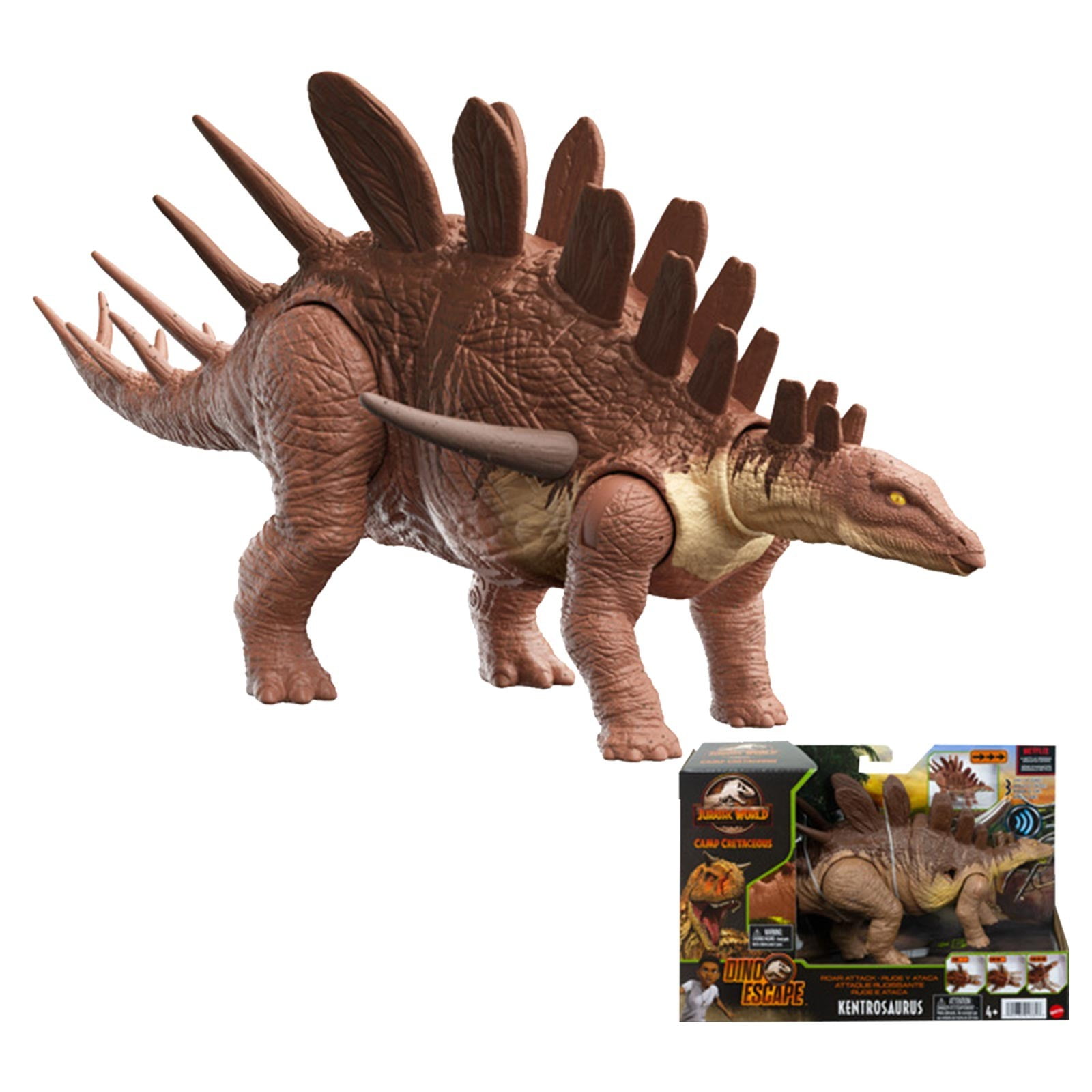 Jurassic World Camp Cretaceous Wild Roar Dinosaur Toy, Tail Controlled ...