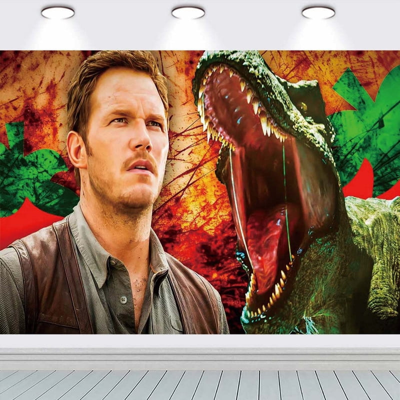 Jurassic World Chaos Theory Party Supplies Backdrop Banner Poster ...