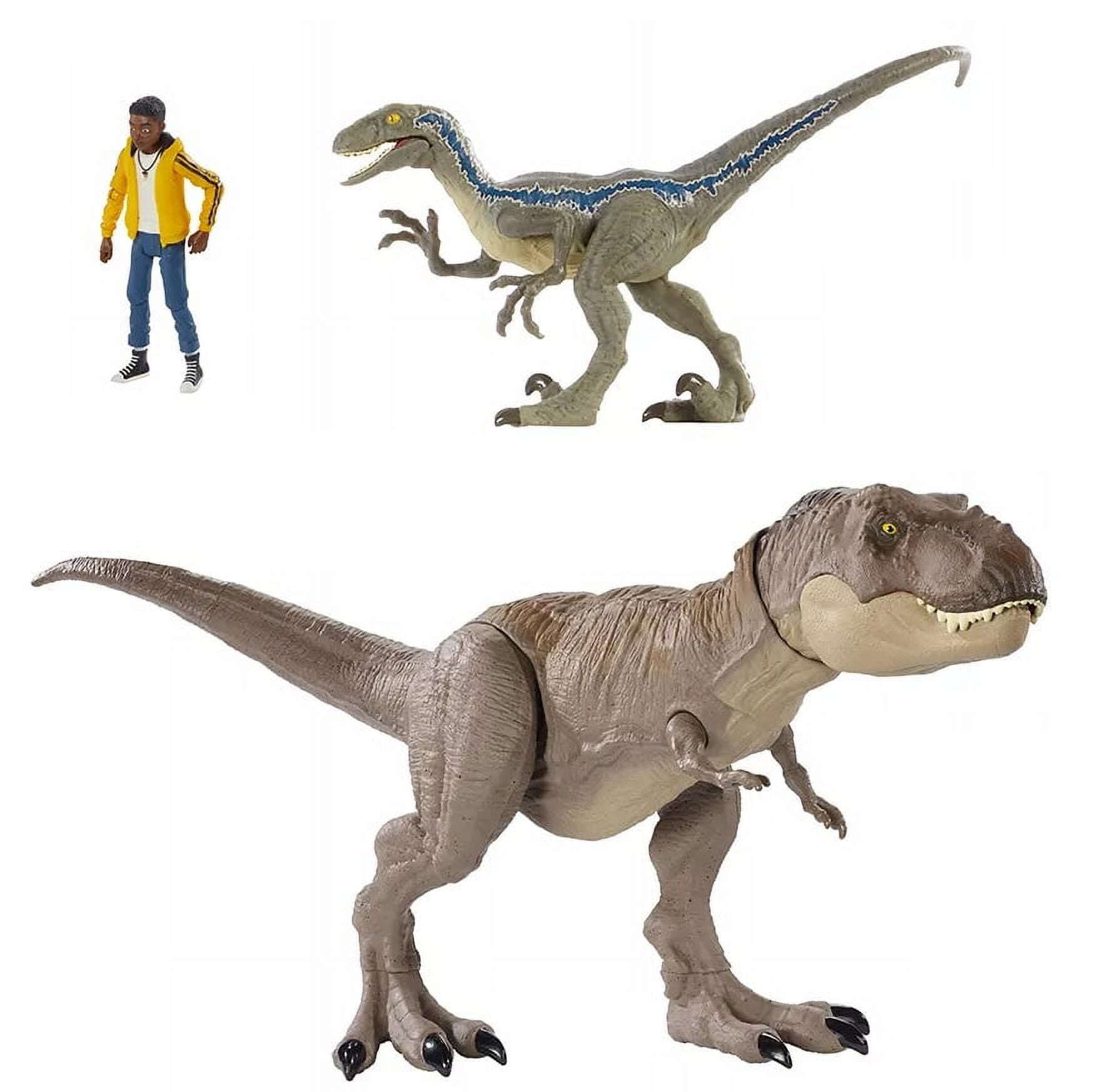 Jurassic World 3-Piece T-Rex Dino Action Figure Set - Walmart Business ...