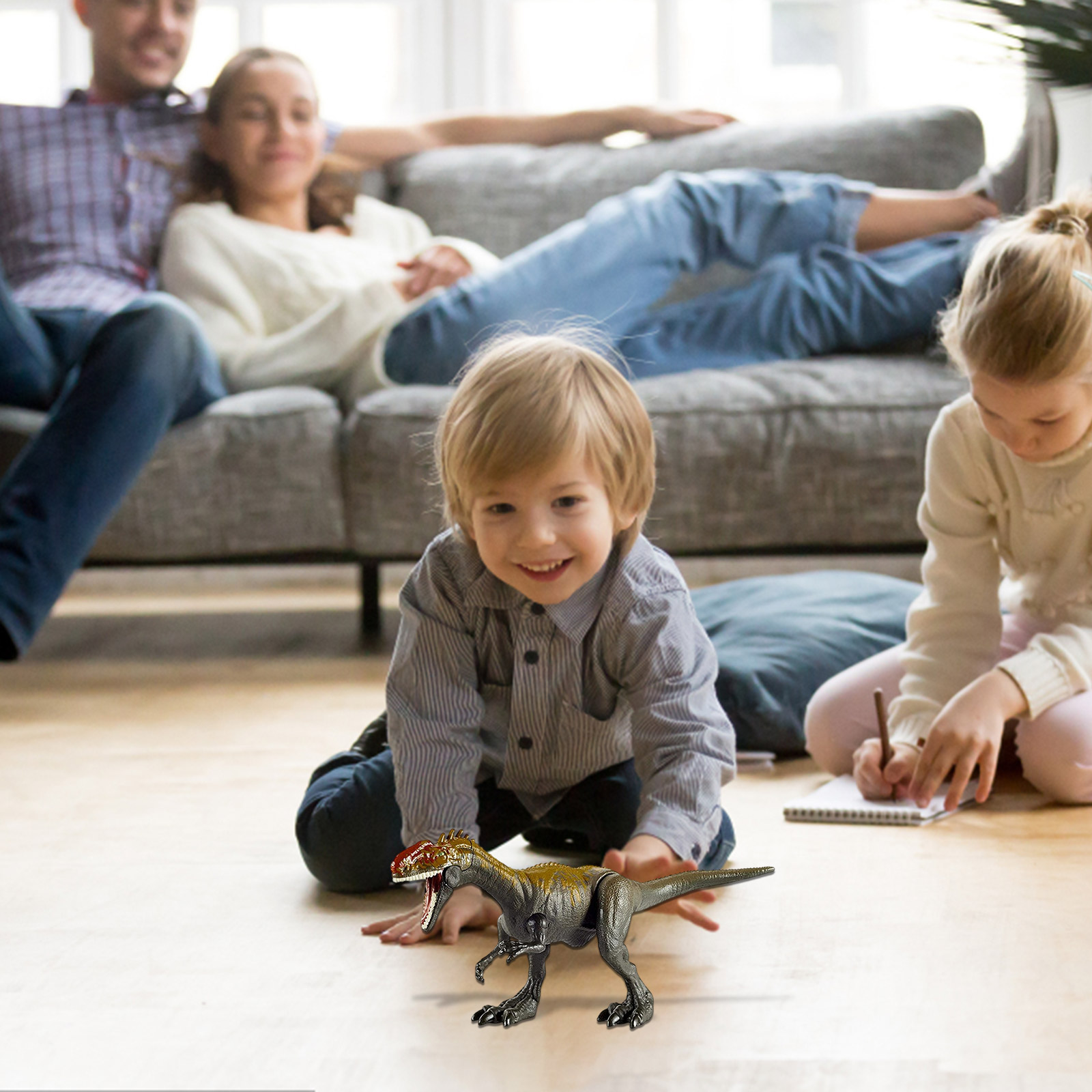 Jurassic World Cretaceous Wild Roar Dinosaur Toy, Tail Controlled ...