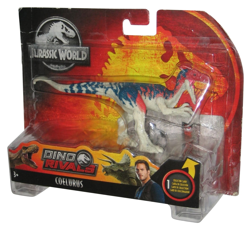 Jurassic World Dino Rivals (2018) Mattel Coelurus Dinosaur Toy Figure ...