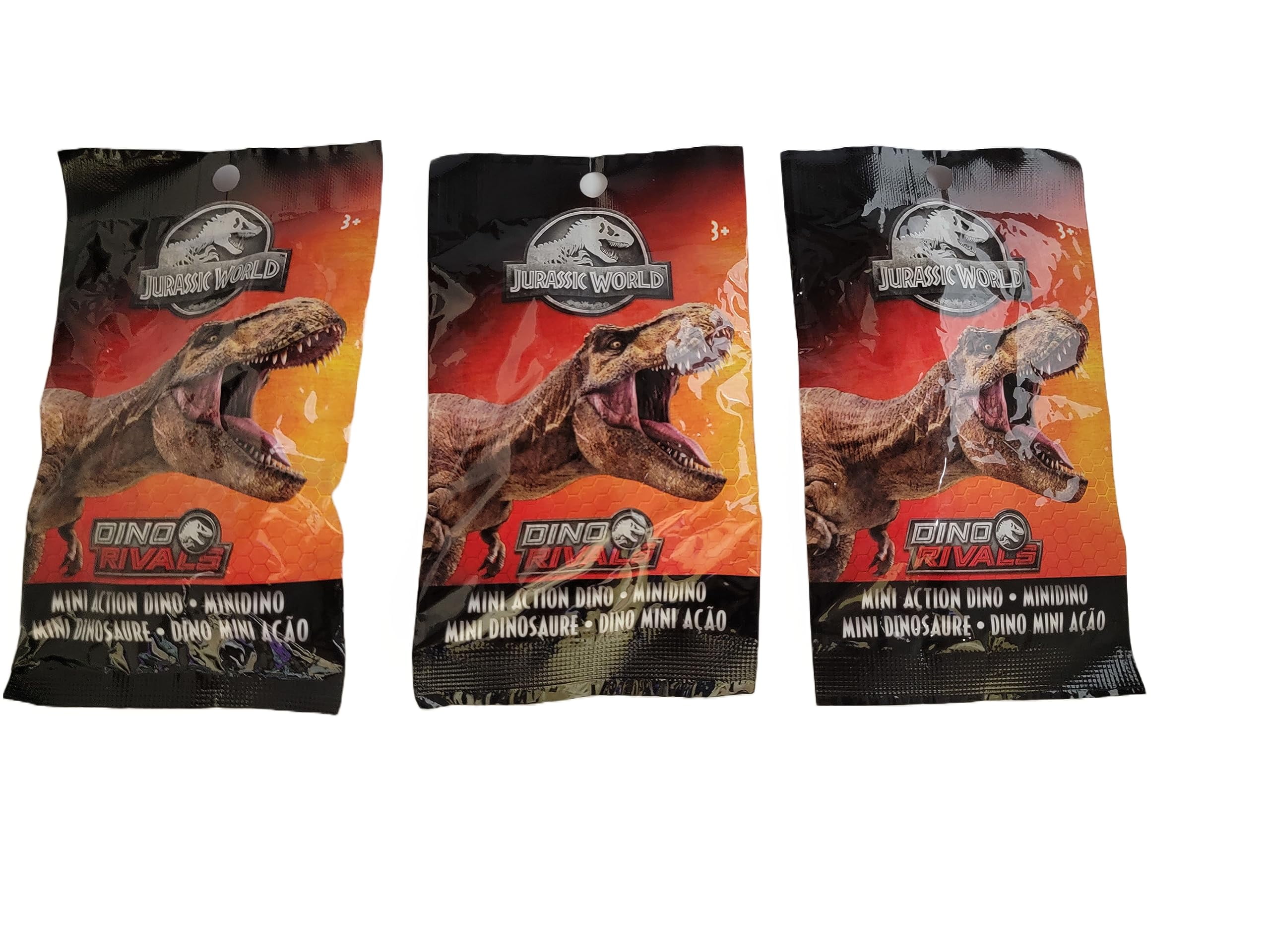 Jurassic World Dino Rivals Dinosaurs Minis Surprise Pack of Dinos Box ...