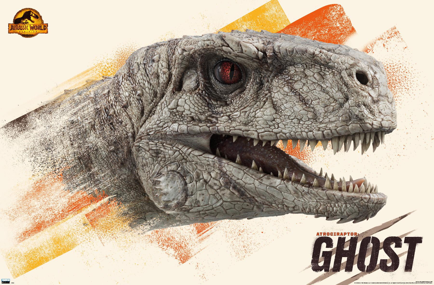 Jurassic World: Dominion - Ghost Wall Poster, 22.375" x 34" - Walmart.com