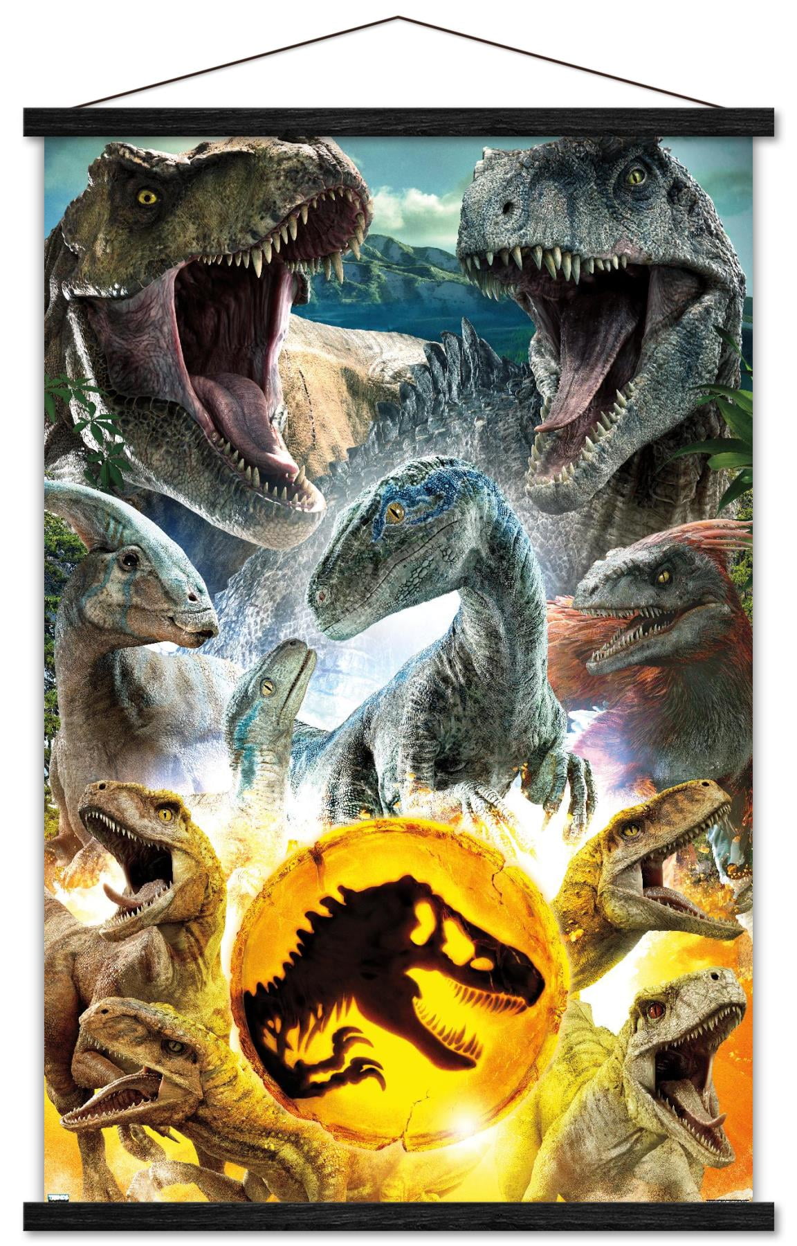 Jurassic World: Dominion - Group Wall Poster with Magnetic Frame, 22. ...