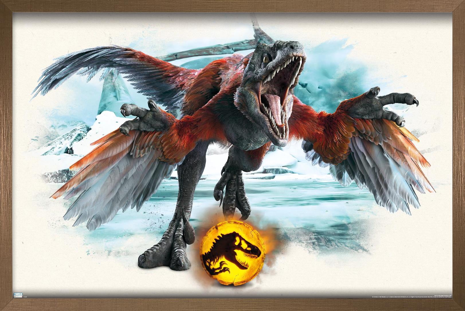 Jurassic World: Dominion - Pyroraptor Focal Wall Poster, 22.375" x 34 ...