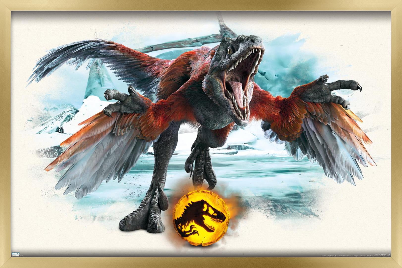 Jurassic World: Dominion - Pyroraptor Focal Wall Poster, 22.375" x 34 ...