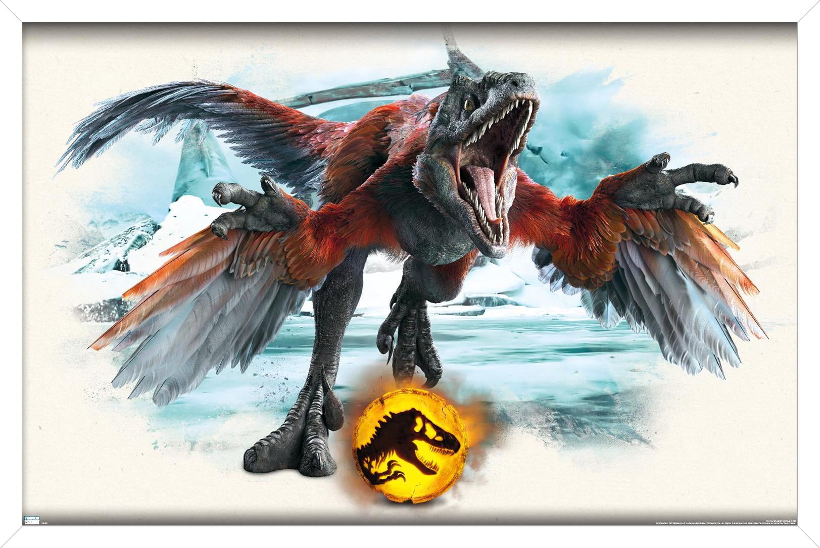 Jurassic World: Dominion - Pyroraptor Focal Wall Poster, 22.375" x 34 ...