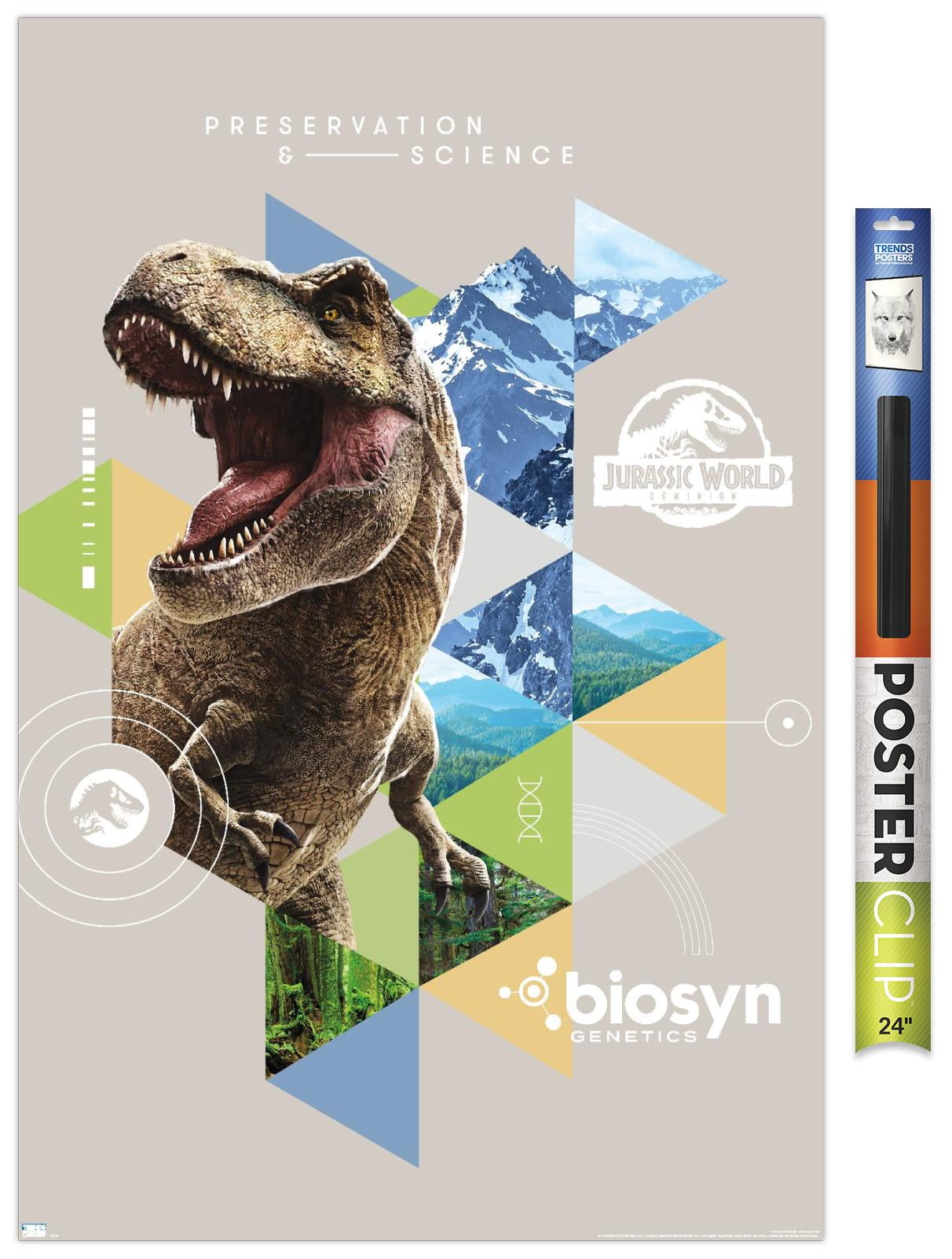 Jurassic World: Dominion - T-Rex Wall Poster, 22.375" x 34" - Walmart.com