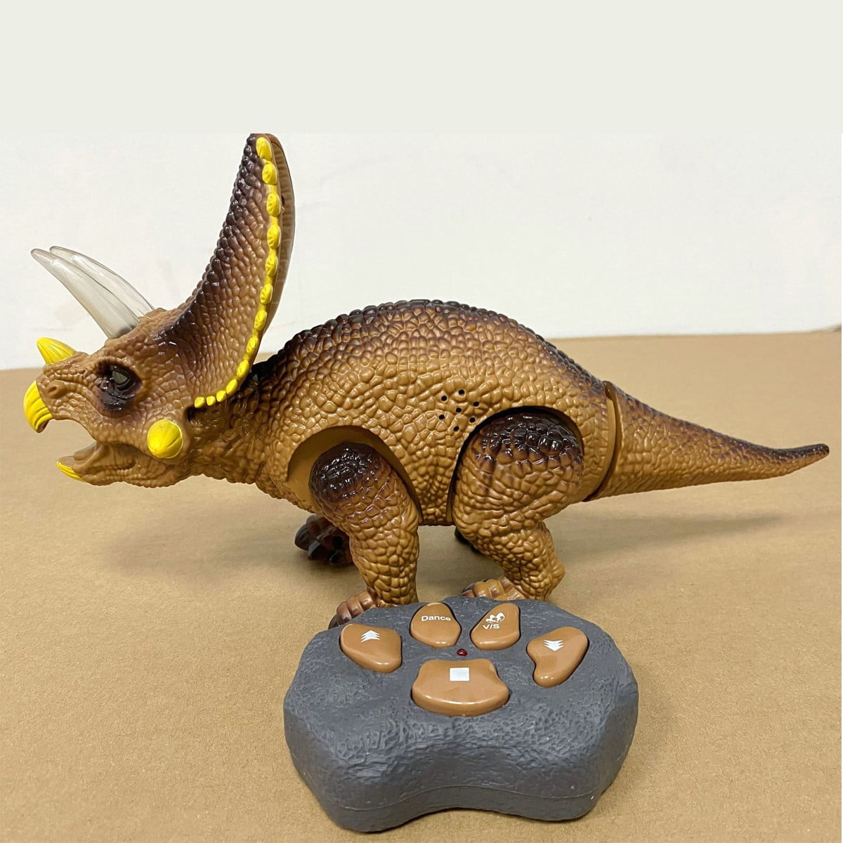Jurassic-World Electric Triceratops Toy Lights Sounds Glowing Dinosaur ...
