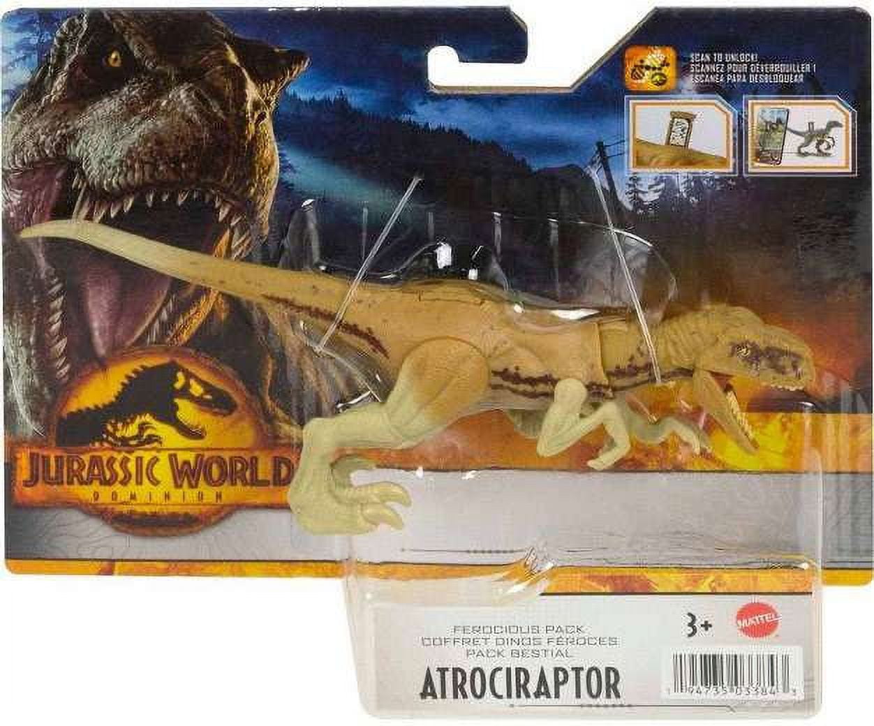 Jurassic World Ferocious Pack Dinosaur Action Figure 3 Year Olds & Up ...