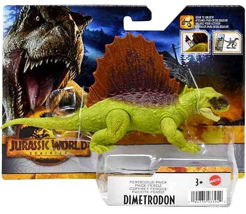 Jurassic World Ferocious Pack Dinosaur Action Figure 3 Year Olds & Up ...