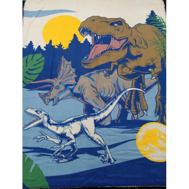 Jurassic World Fleece 40" x 50" Throw Blanket - Walmart.com
