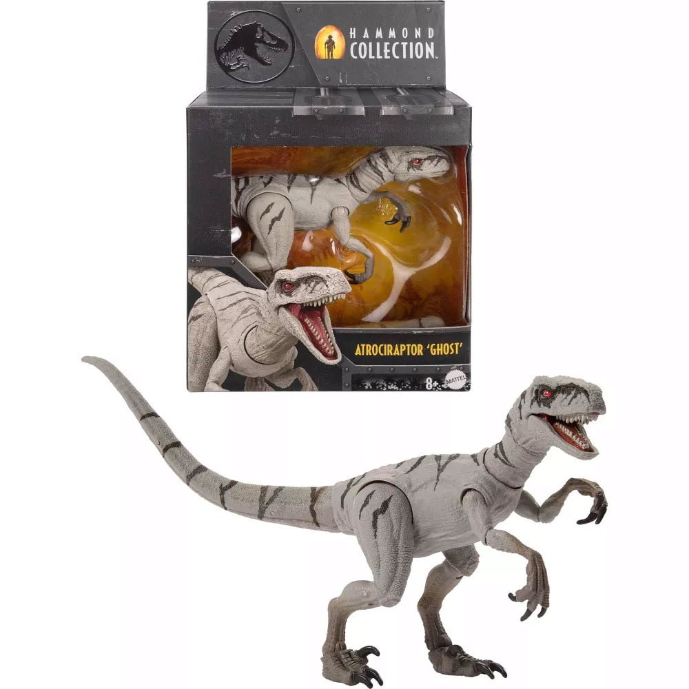 Jurassic World Hammond Collection Dino Atrociraptor Ghost Action Figure ...