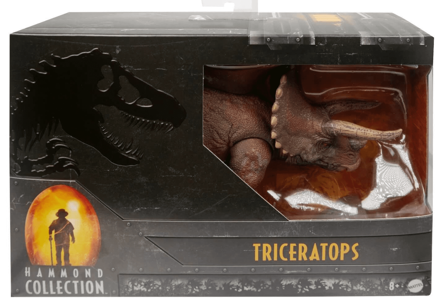 Jurassic World Action Toys: Hammond Collection Triceratops Dinosaur ...