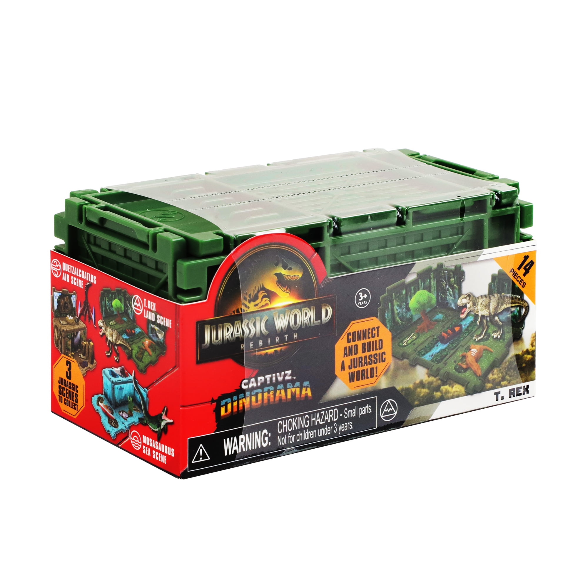 Jurassic World Rebirth Captivz Dinorama Land Dinosaur Action Figure ...
