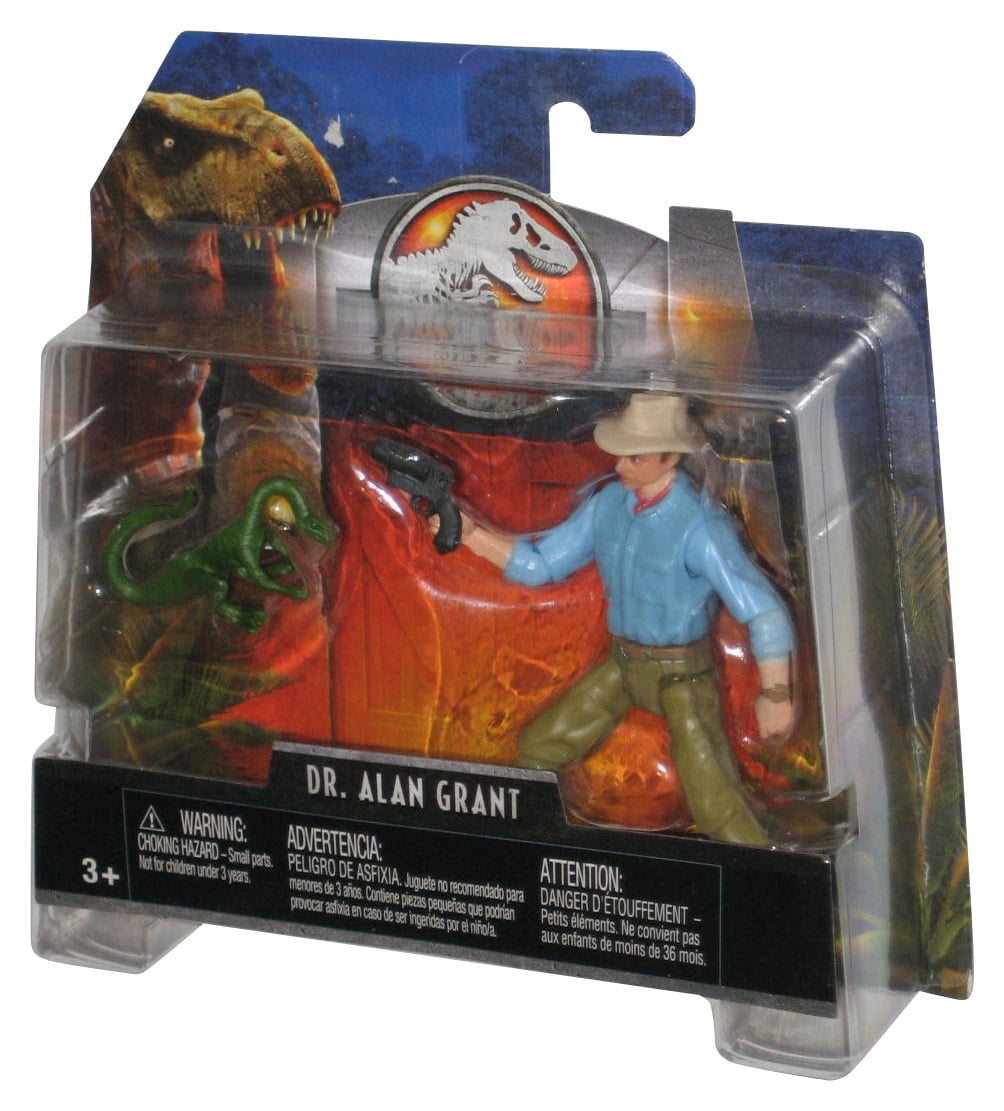 Jurassic World Legacy Dr Alan Grant And Compie 2017 Mattel Toy Figure