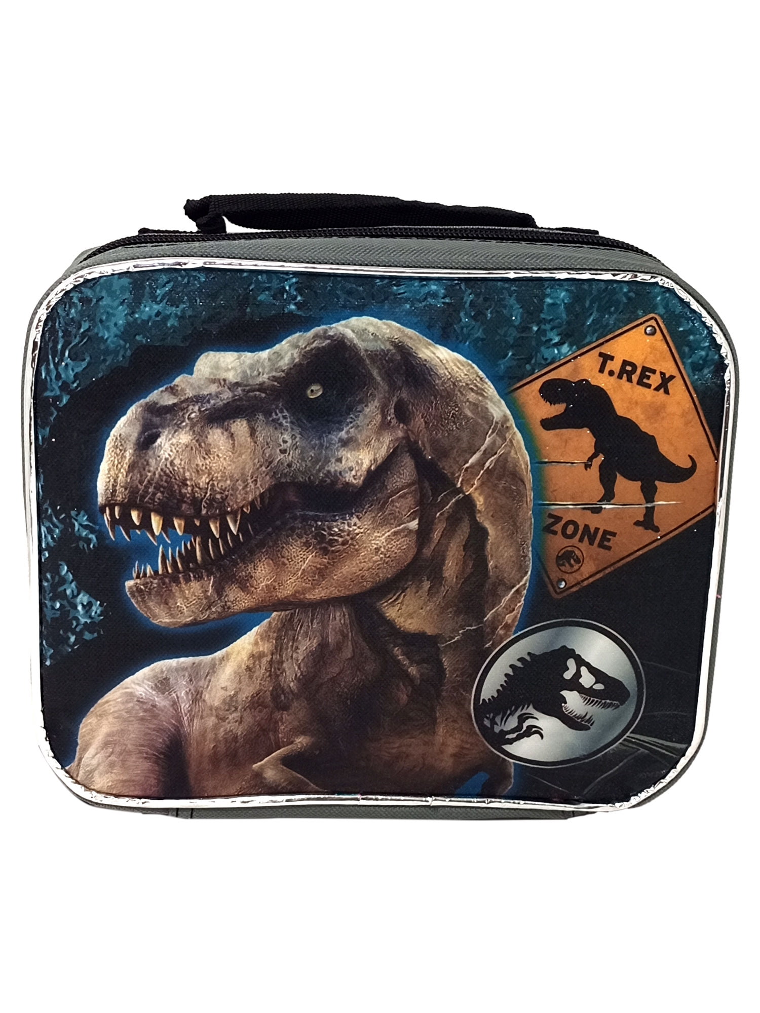 Jurassic World Insulated Lunch Bag - T-Rex Zone Dinosaur Fossil for ...